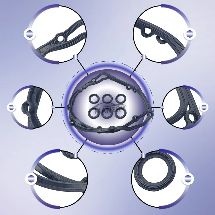 Maner Auto Engine Systems Cylinder Valve Cover Seal Gasket & Head Valve ...