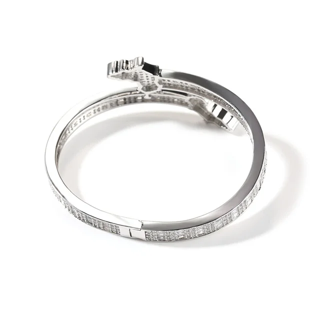 Factory Iced Out Gold Africa Map Bangles for Men New Design Fine ...