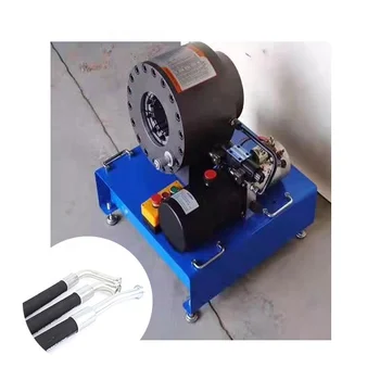 Small Hydraulic Steel Tube Shrinking Machine Manual Square Tube Round ...