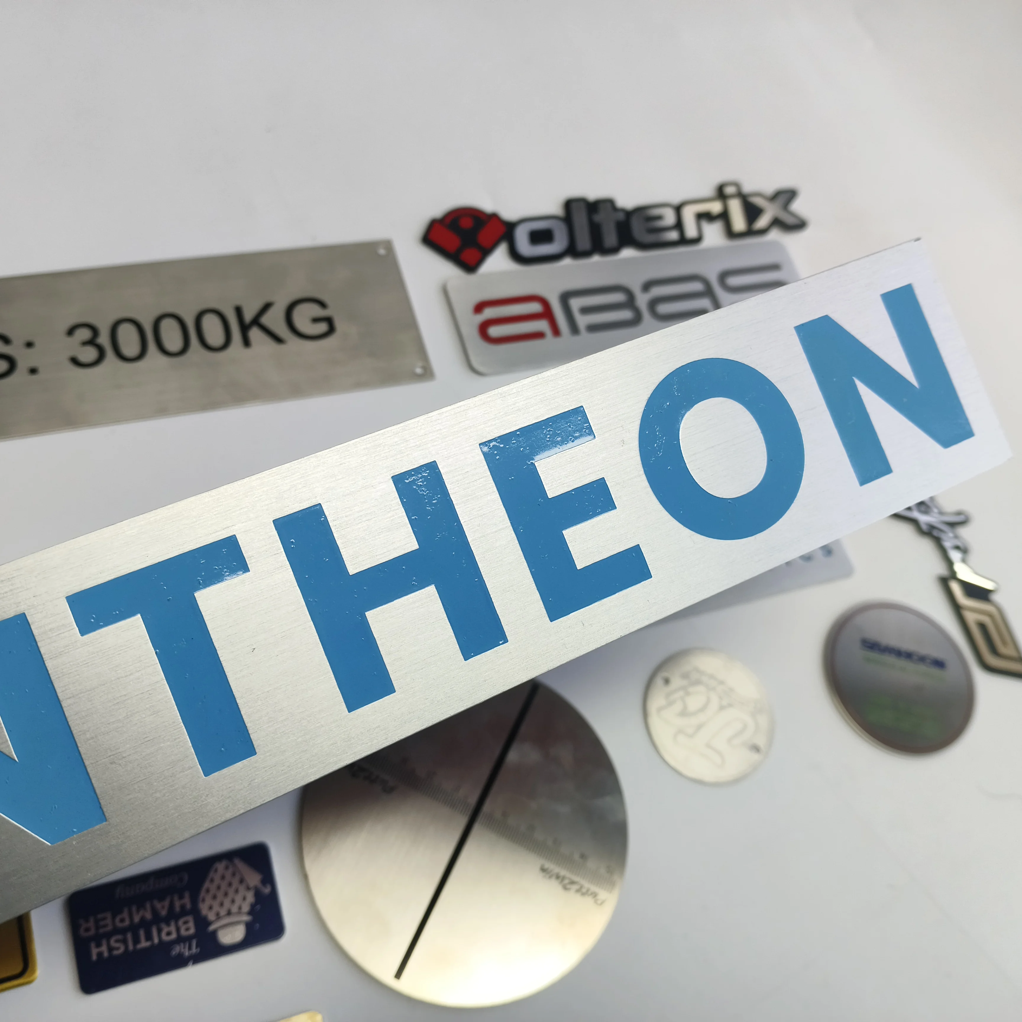 Customized Aluminum Metal Name Plate Stainless Steel Aluminum Engrave ...