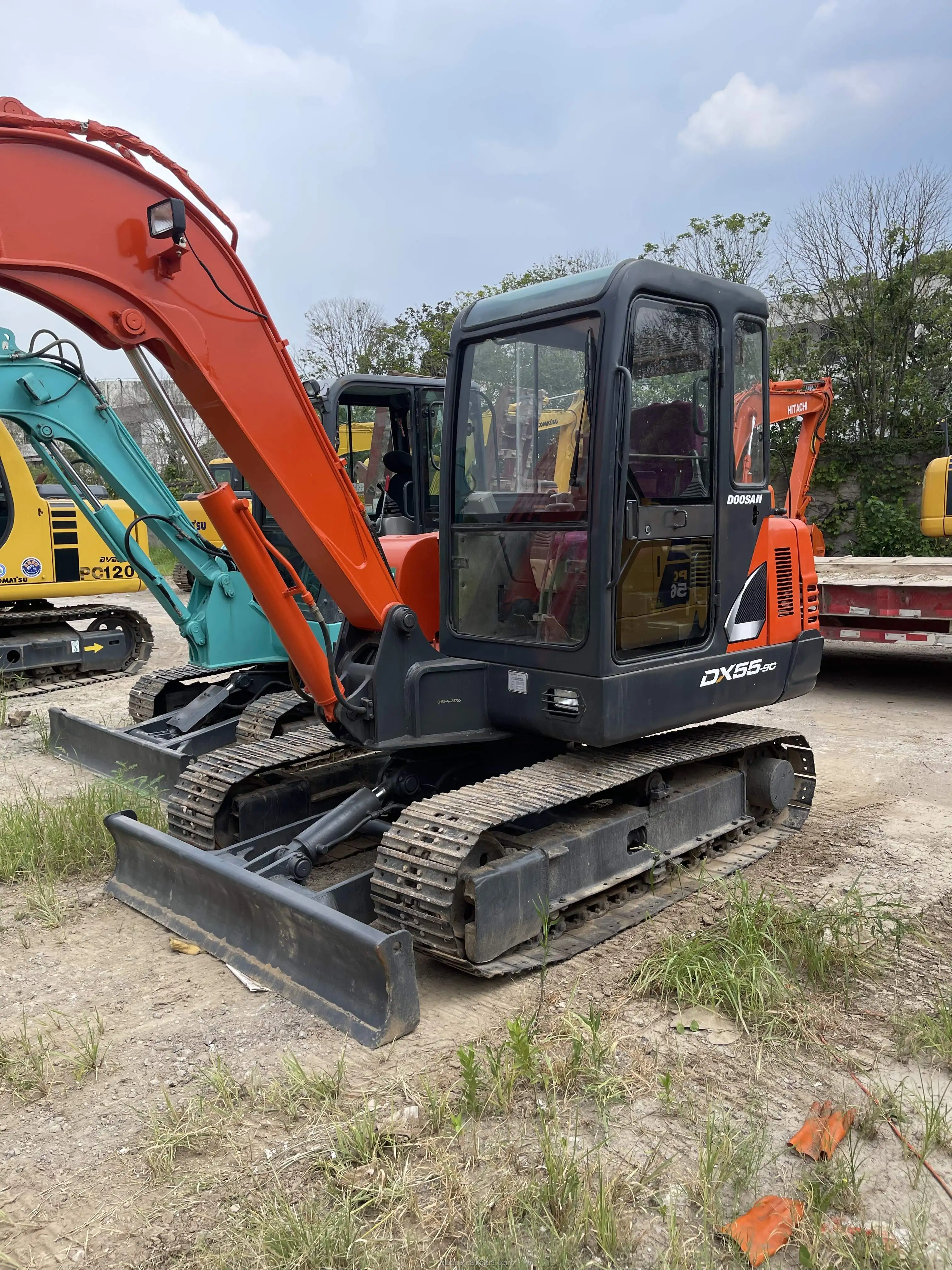 Doosan DX55-9 Excavator 5.5 ton Used Digger Original From Korea with ...