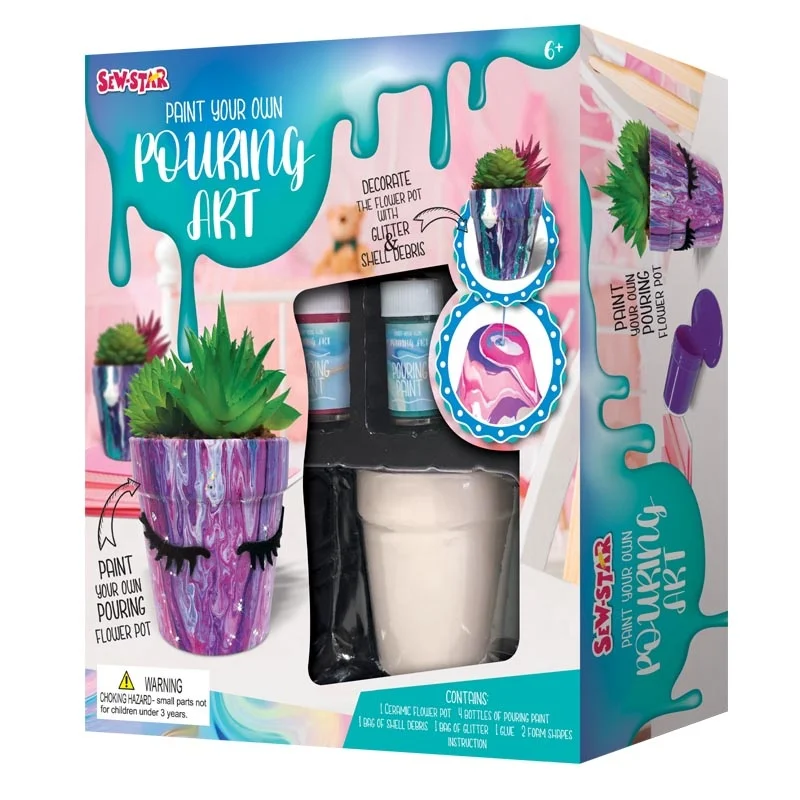 Color Box DIY Pouring Drawing Kit - Educational Crafts