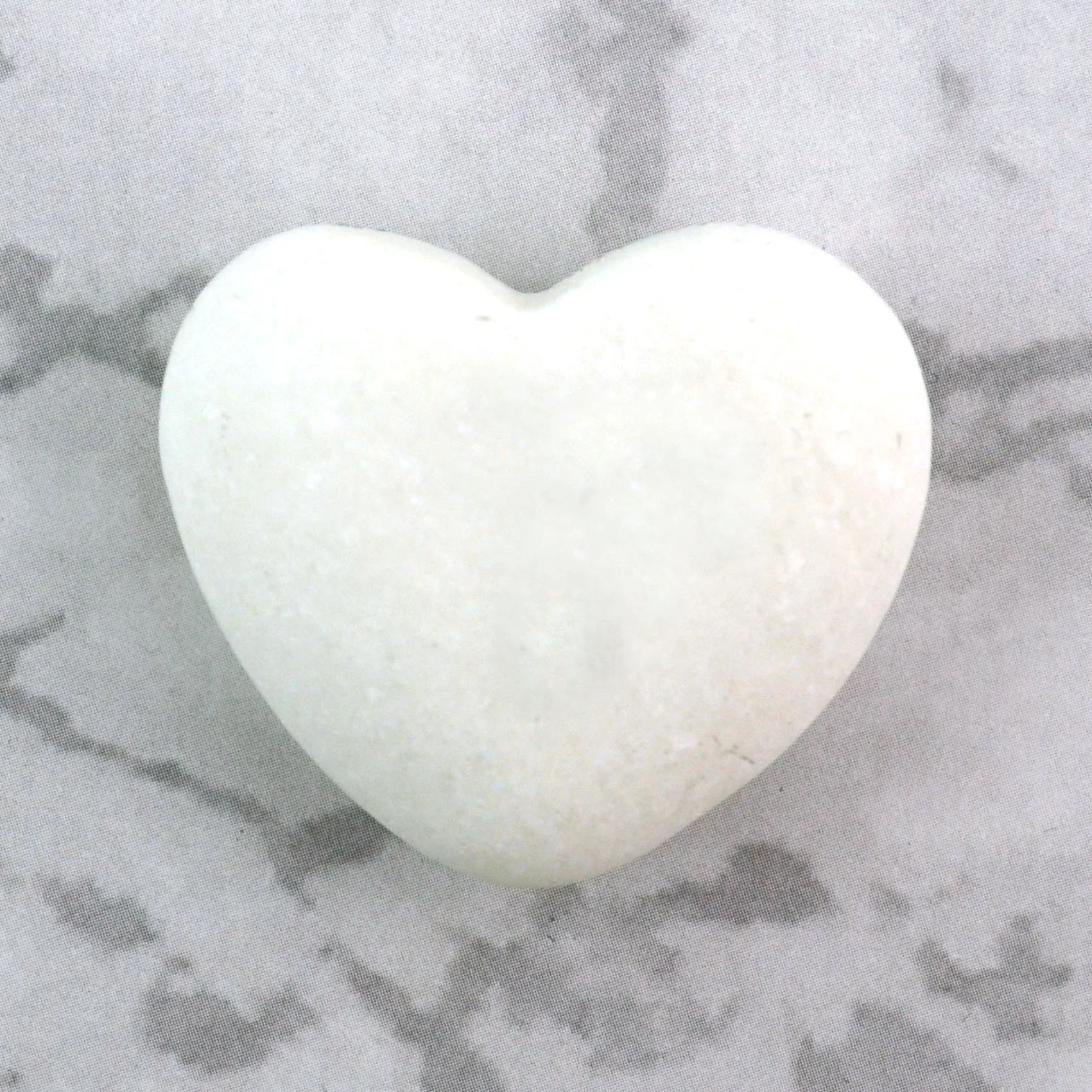 Hot Sales Heart Shape Natural Stone Gifts Home Decoration White Marble ...