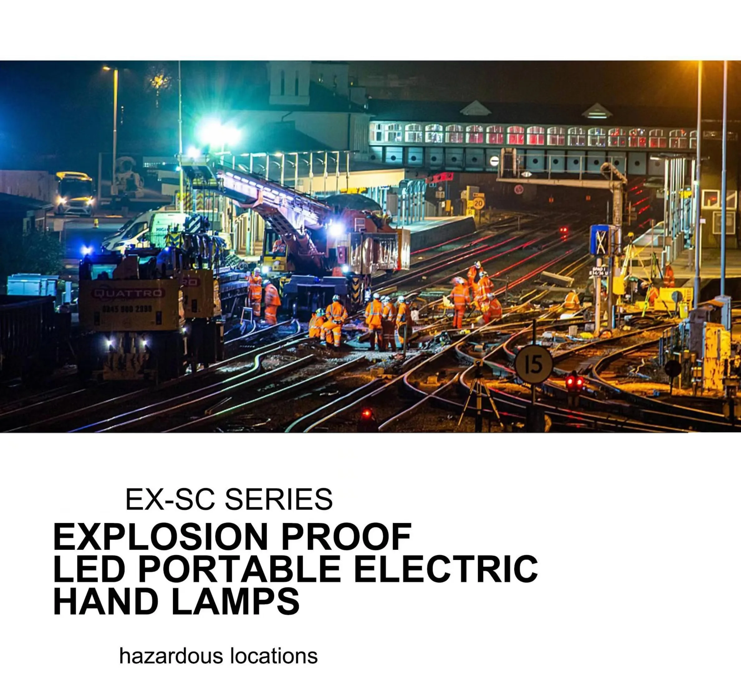 Bbier Factory Led Portable Electric Hand Lamps Hazardous Light Led ...