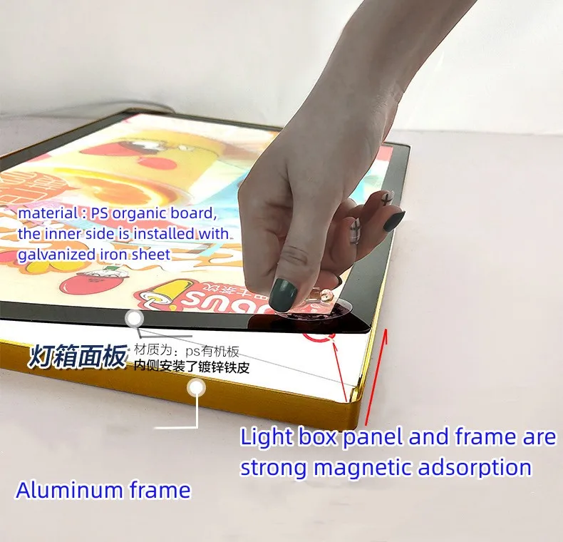 Indoor Shopping Mall Store Display Light Box Luminous Rectangular Light ...