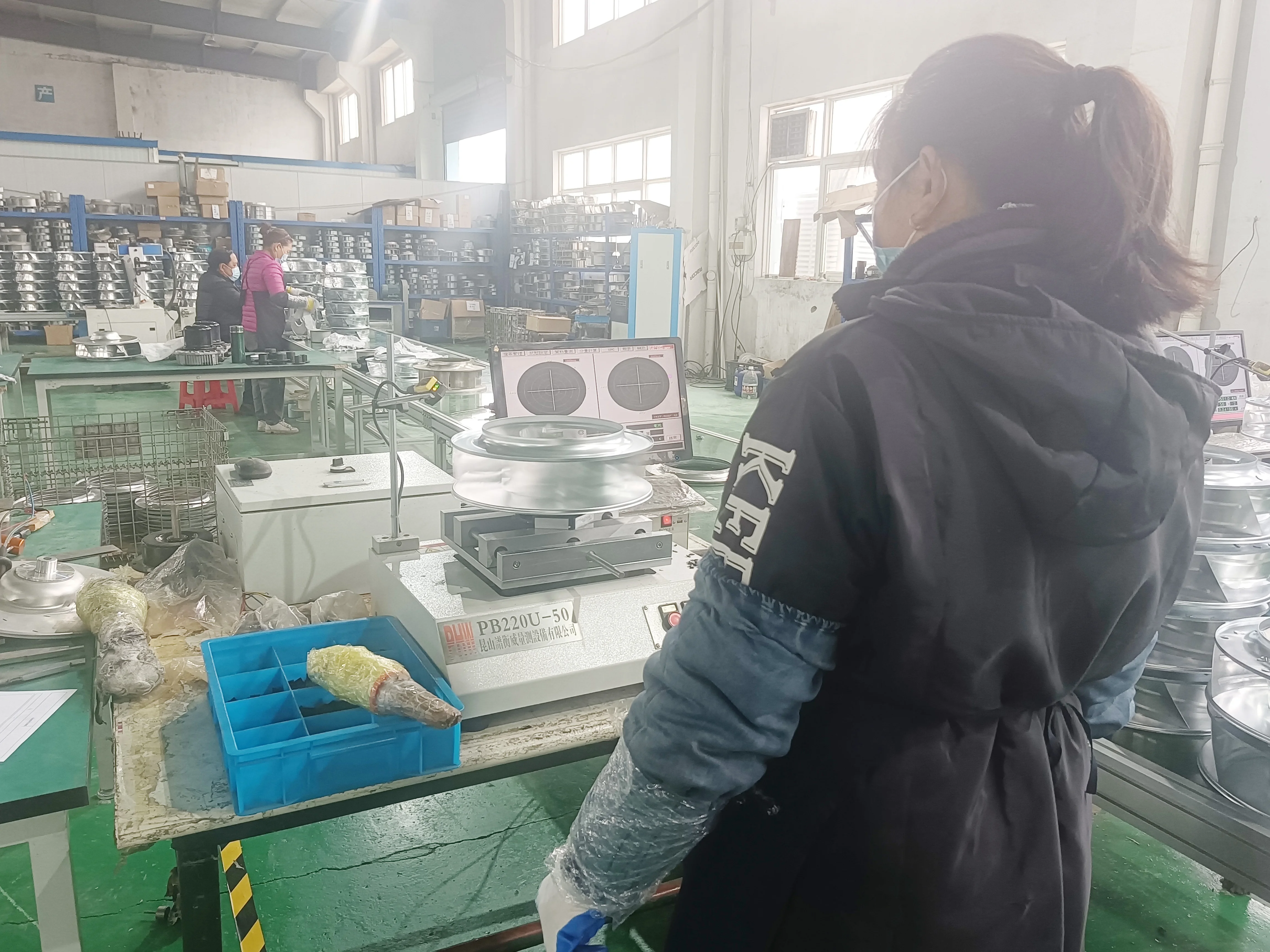 Centrifugal Blower Double Inlet Motor Fan Blade Multi-wing Aluminum ...