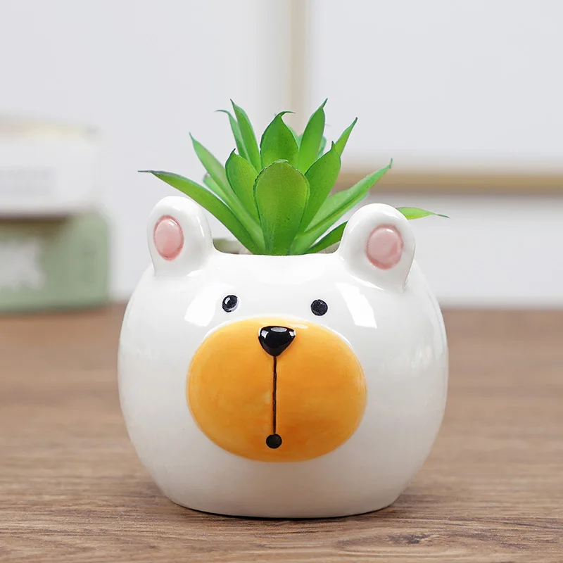 2023 New Arrivals Animal Planters 20 Shape Cute Cartoon Ceramic Animal ...