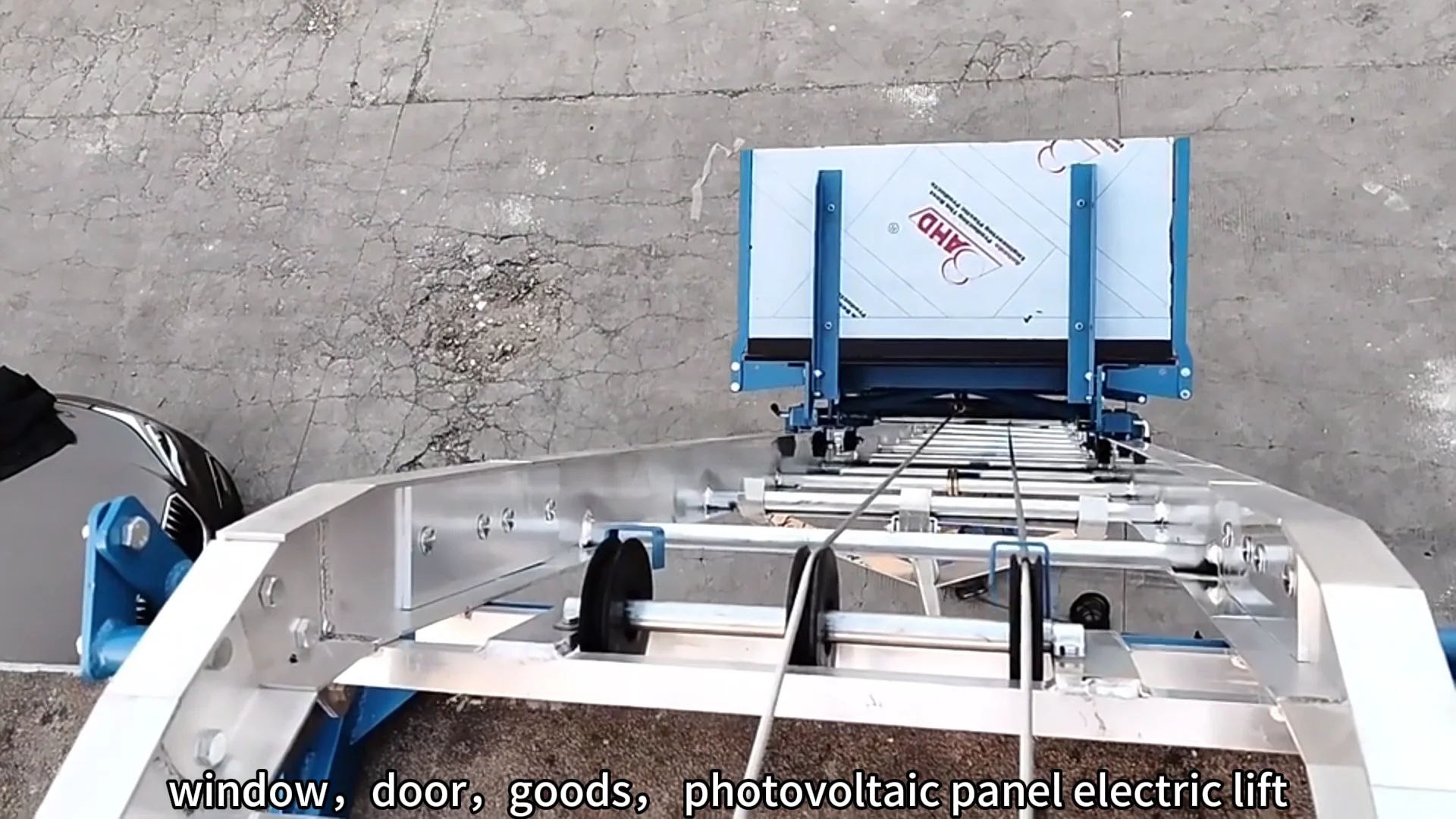 Roof Ladder Lifting Panels Solar Panel Ladder Elevator - Buy Solar ...