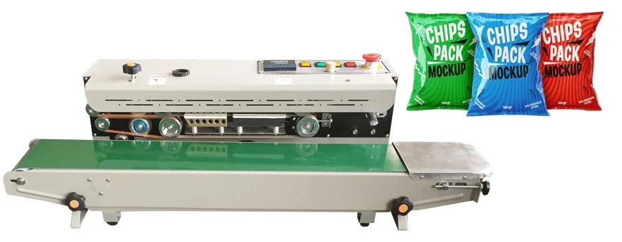 Dbf1000an Nitrogen Gas Flushing Pouch Film Sealer Band Continuous ...