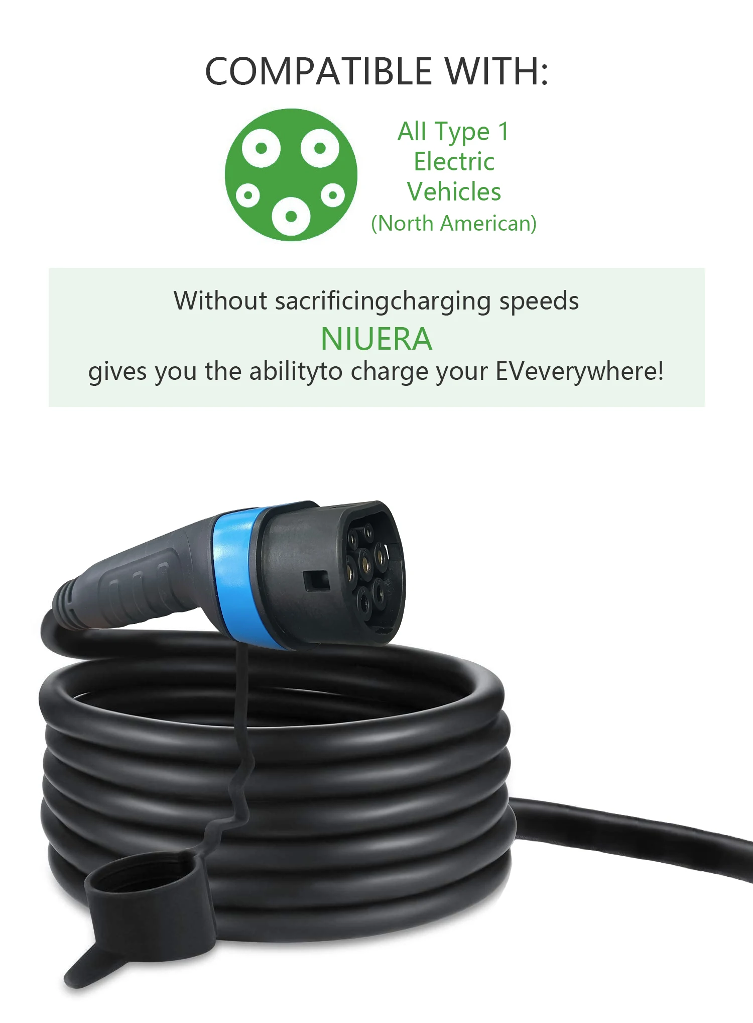 22KW Type2 Portable EV Car Chargers for Outdoor Use