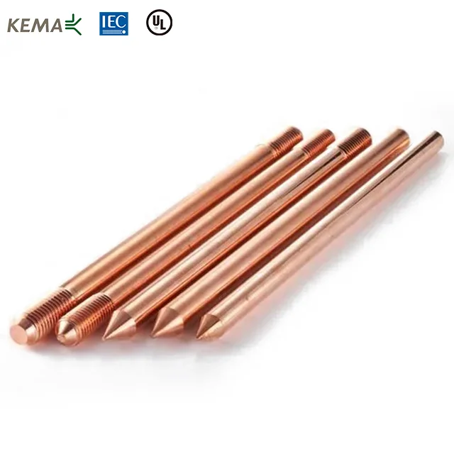 Ul And Iec Listed Copper Bonded Steel Earth Rod For Grounding And ...