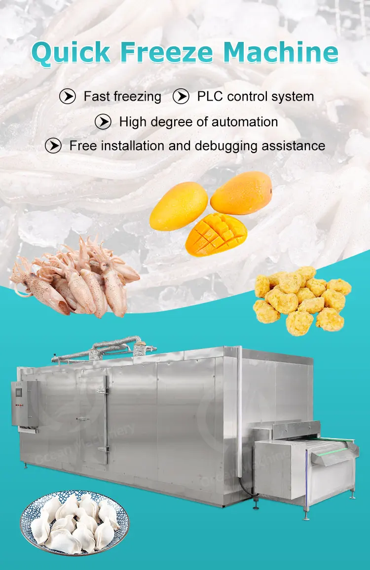 Ocean Quick Temperature Tuneles De Congelacion Economic Iqf Air Blast ...