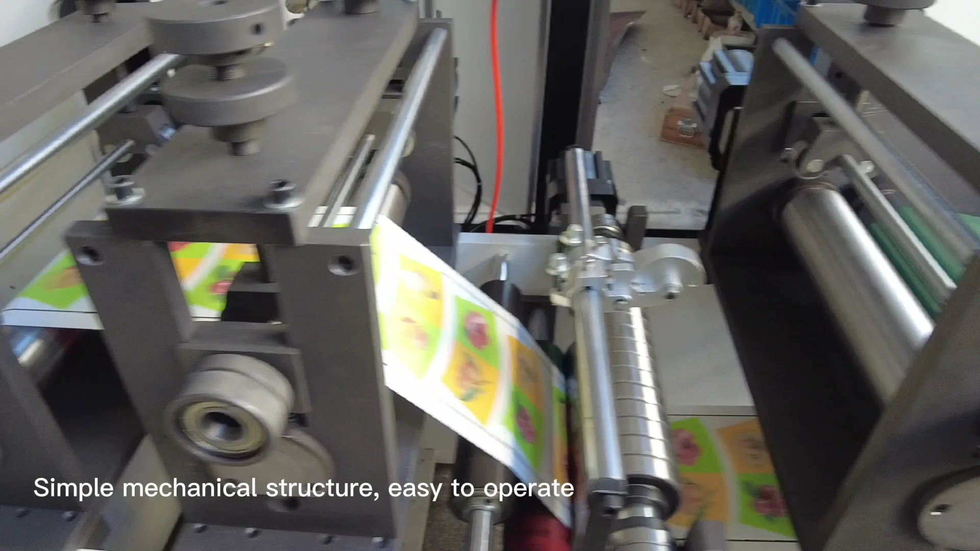 In-line Uv Flexo Sticker Label 4 Colour Narrow Web Flexo Printing Press ...