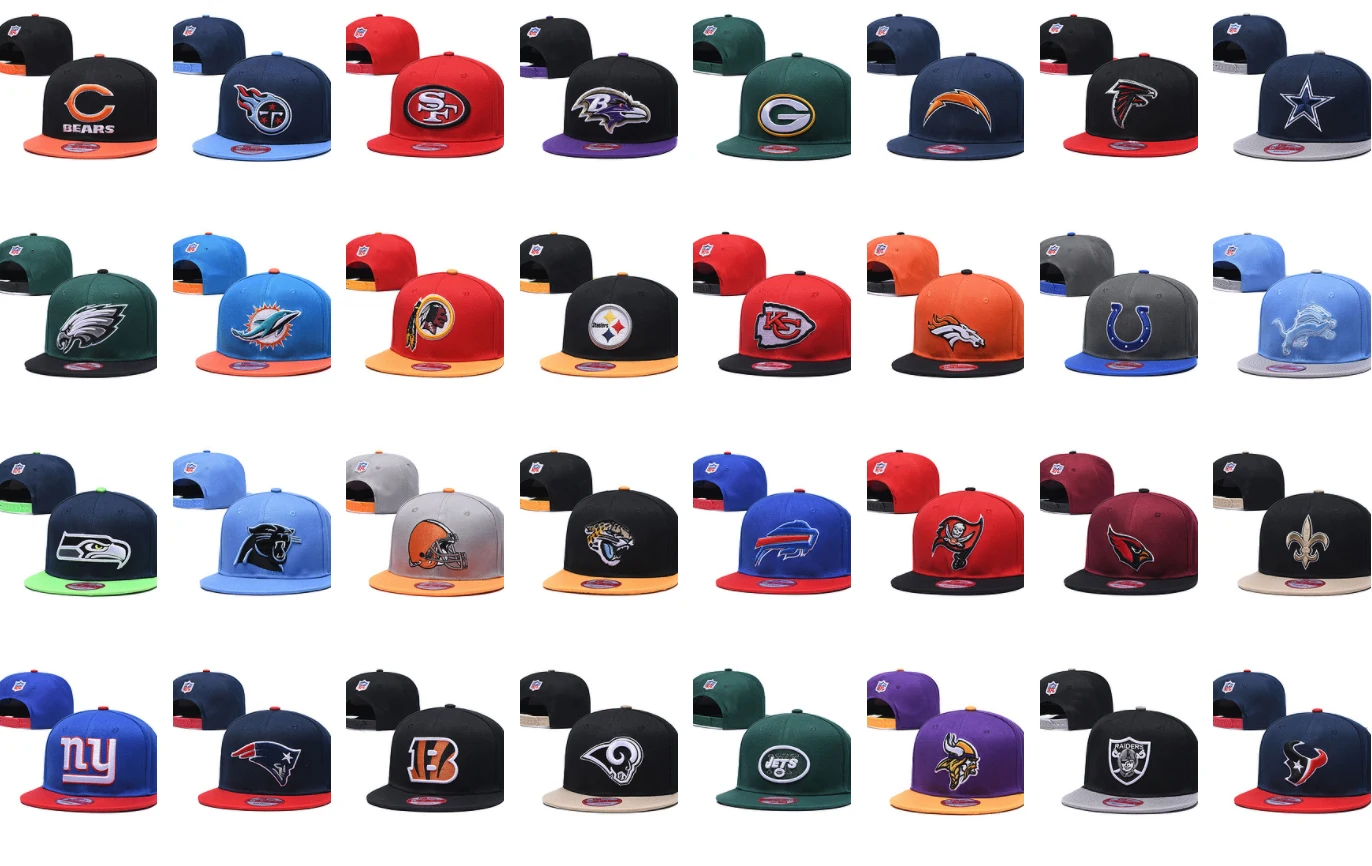 Hot Sale Nfl American Football Wear Snapback Hats For 32 Teams - Buy ...