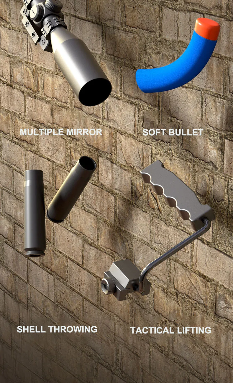 Electric Children Toys Outdoor Game Airsoft Sniper Gun Weapon For Kids ...