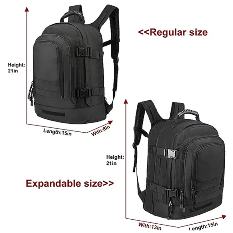 40l-65l Expandable Tactical Backpack Molle Assault Pack Waterproof ...