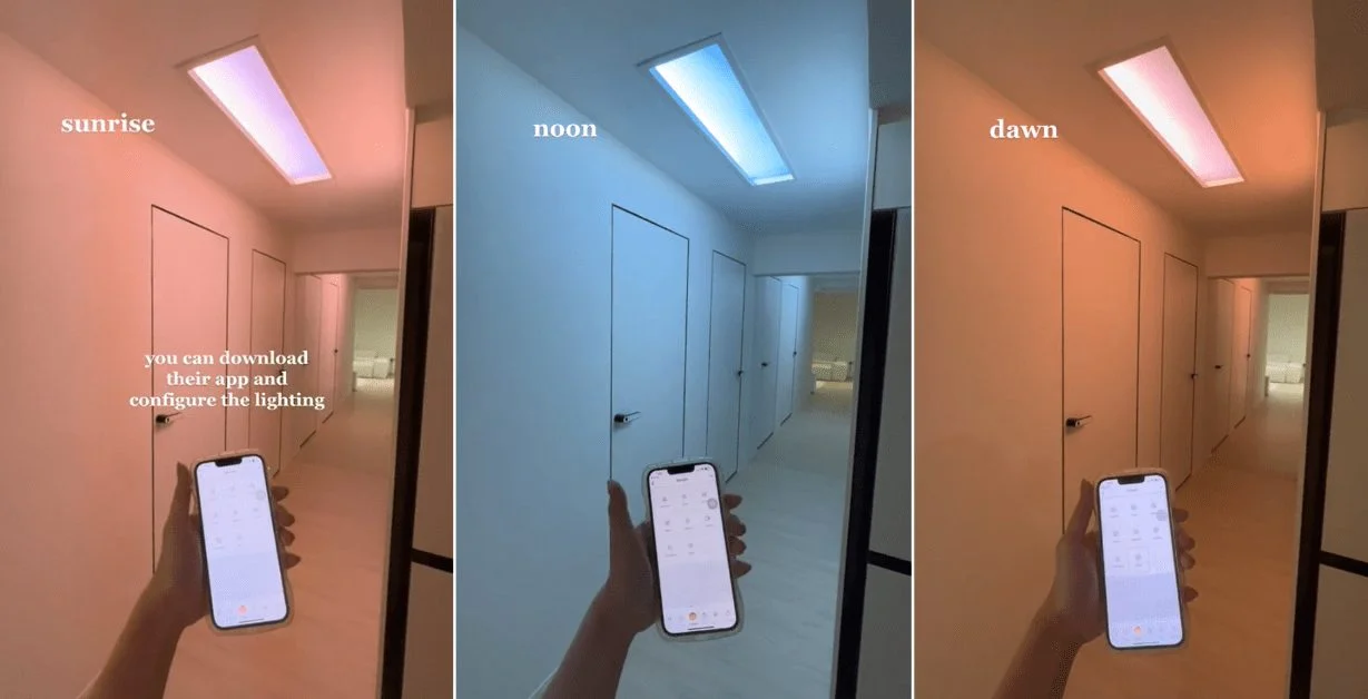 Ceiling Light Diffuser Panels Frameless Led Skylight Cloud Panel Blue ...