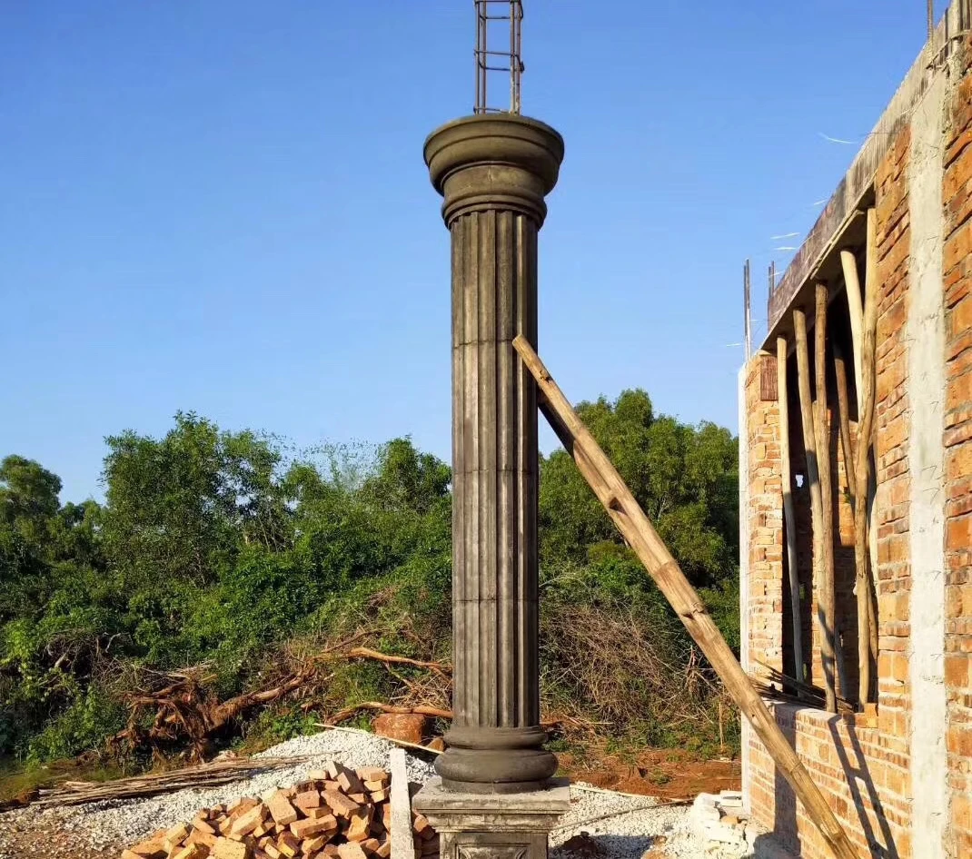 Concrete Injection ABS Cast-in-Place Roman Column Mold Pillar Grooved ...