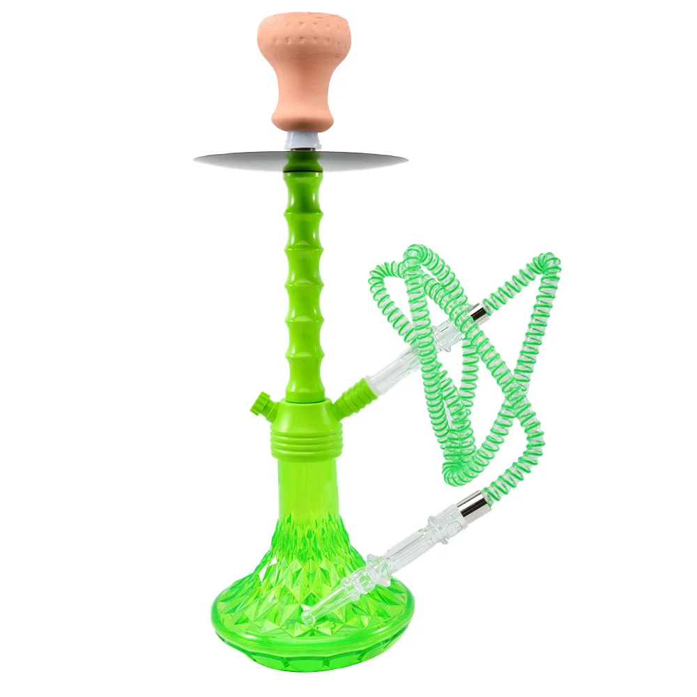 Wholesale Single Pipe Acrylic Plastic Smoking Hookah Set High Quality ...