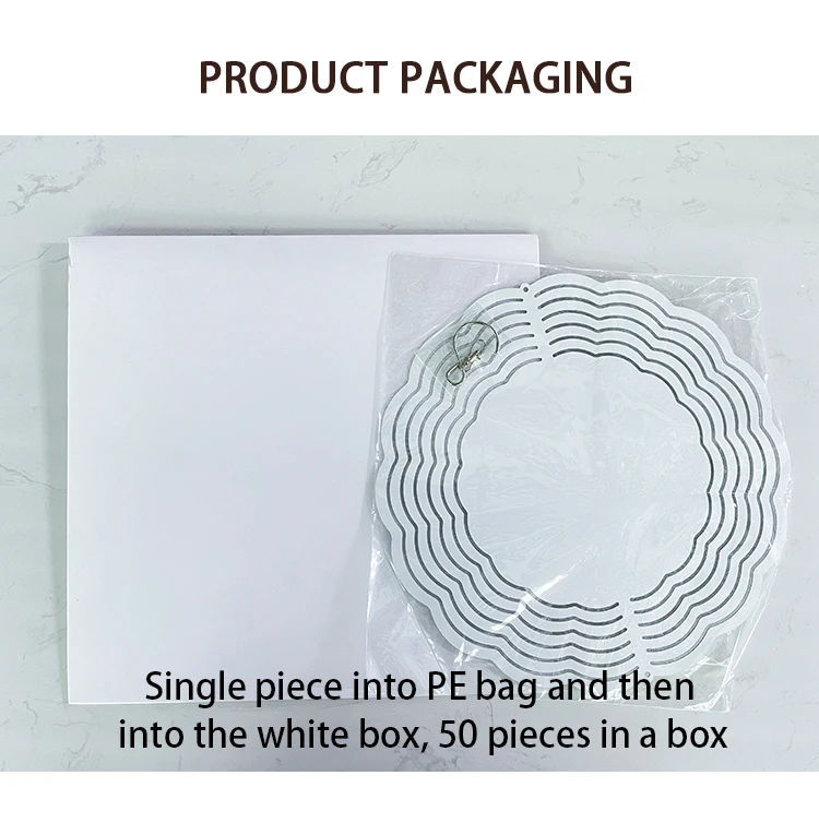 Personalized Bulk Sublimated Round Sublimation Christmas Metal Aluminum ...