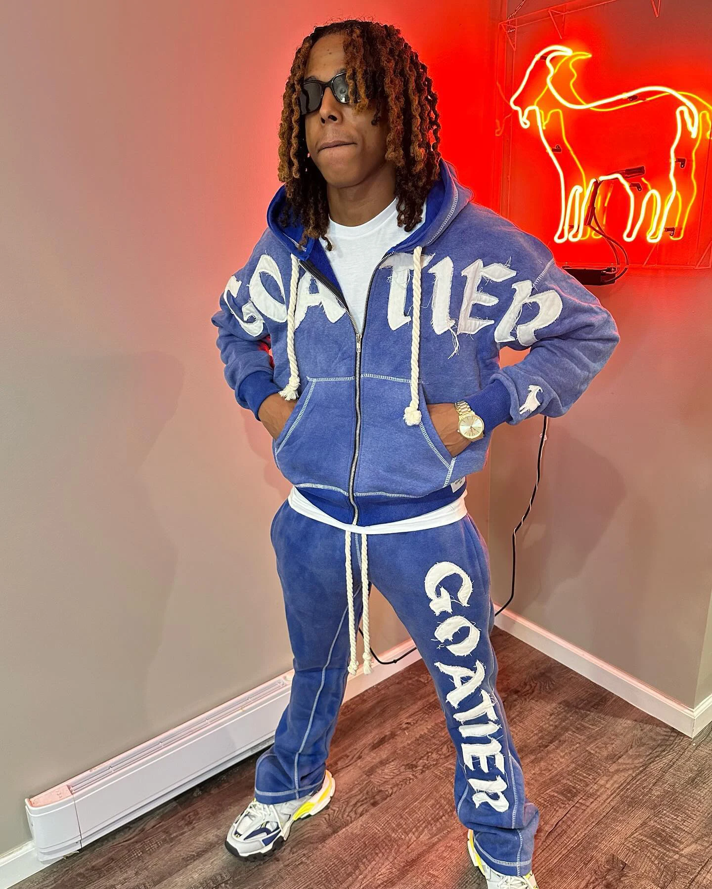 OEM Custom Streetwear Manufacturer Men's Letter Applique Tracksuits ...