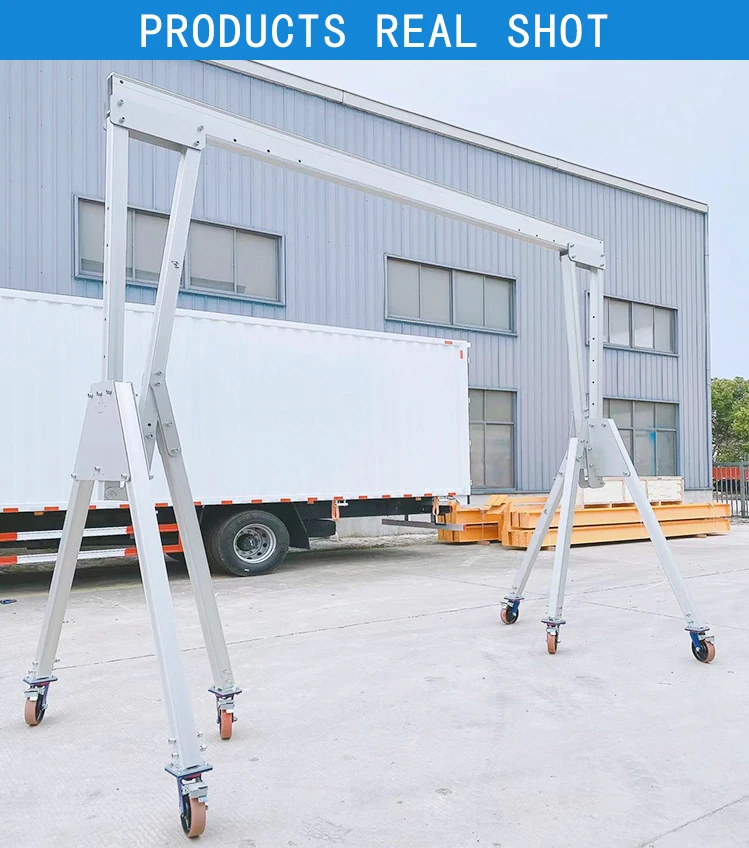 Aluminium Mini Portable Mobile Gantry Crane - 0.5ton to 5ton