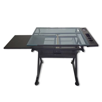 Adjustable Drafting Table School Furniture Wooden Height Adjustable ...