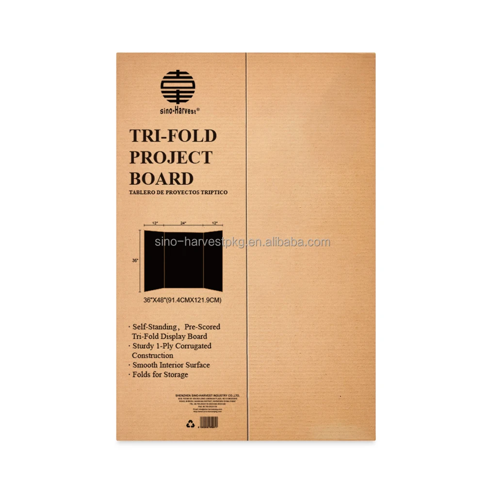 Project Board Trifold Title Paperdisplay Board Custom Printed Trifold ...