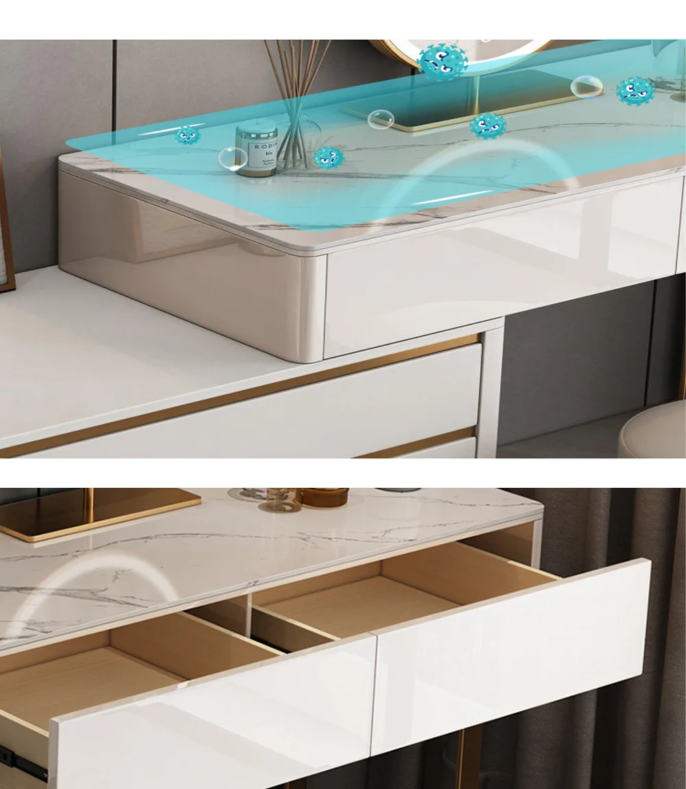 Modern Dressing Table with Storage - Stylish & Functional