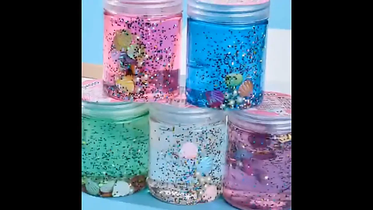 Pumpkin Starlight Romantic Slime Crystal Slime Kit Playdough Slime Toy ...