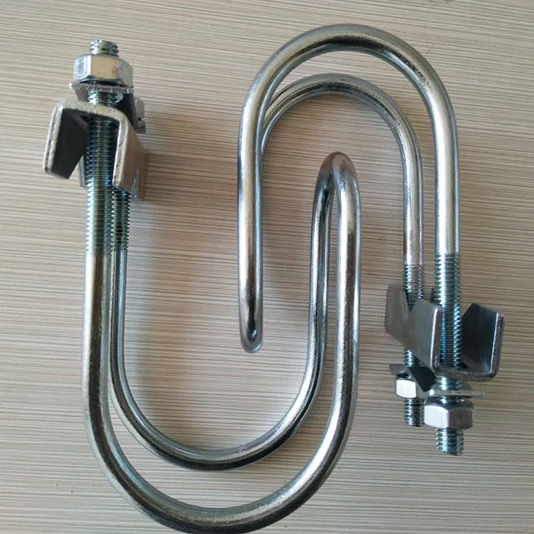Metal Square Pipe Clamp Conduit Clamp Butt Fasteners Rotating Tube ...