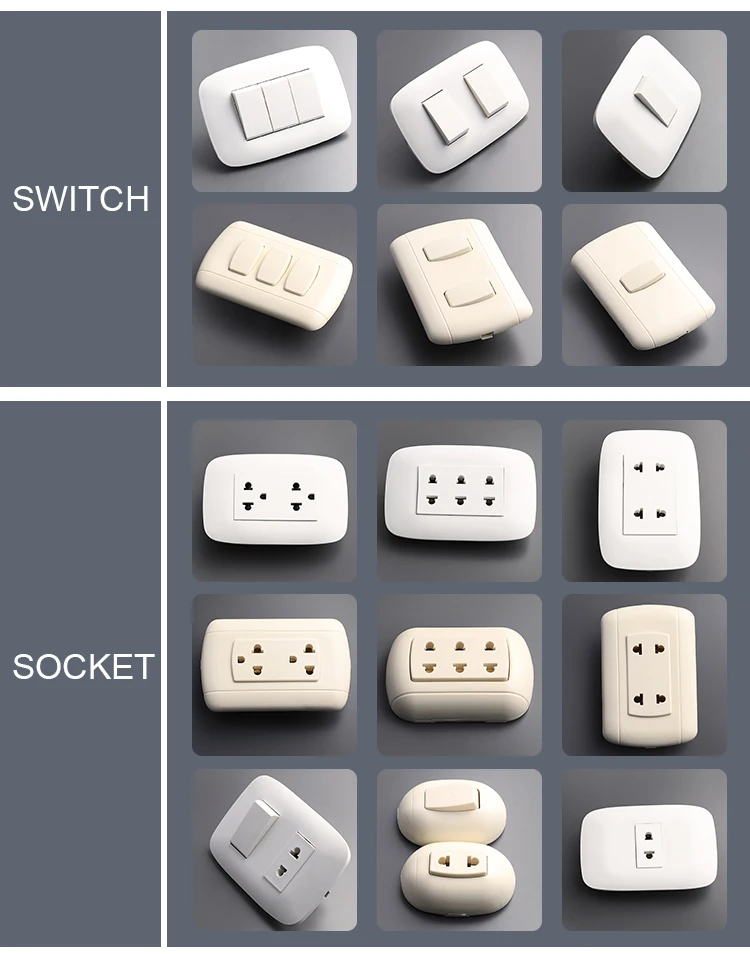 Modular Italy Standard New Design Dc 12V Dry Contact Wall Light ...