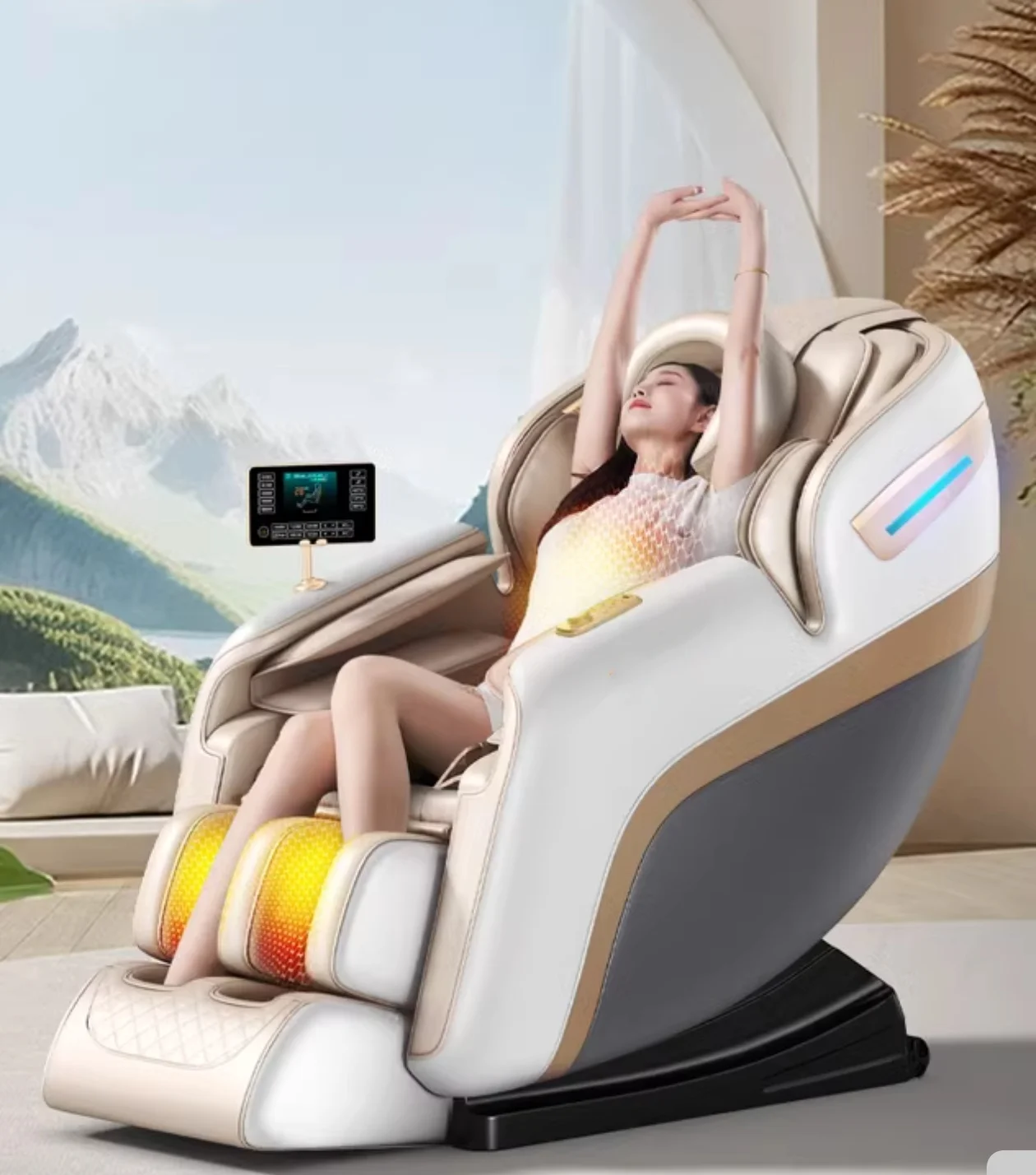 Modern Luxury Ai Smart Electric Recliner Chair Zero Gravity 4d Shiatsu ...