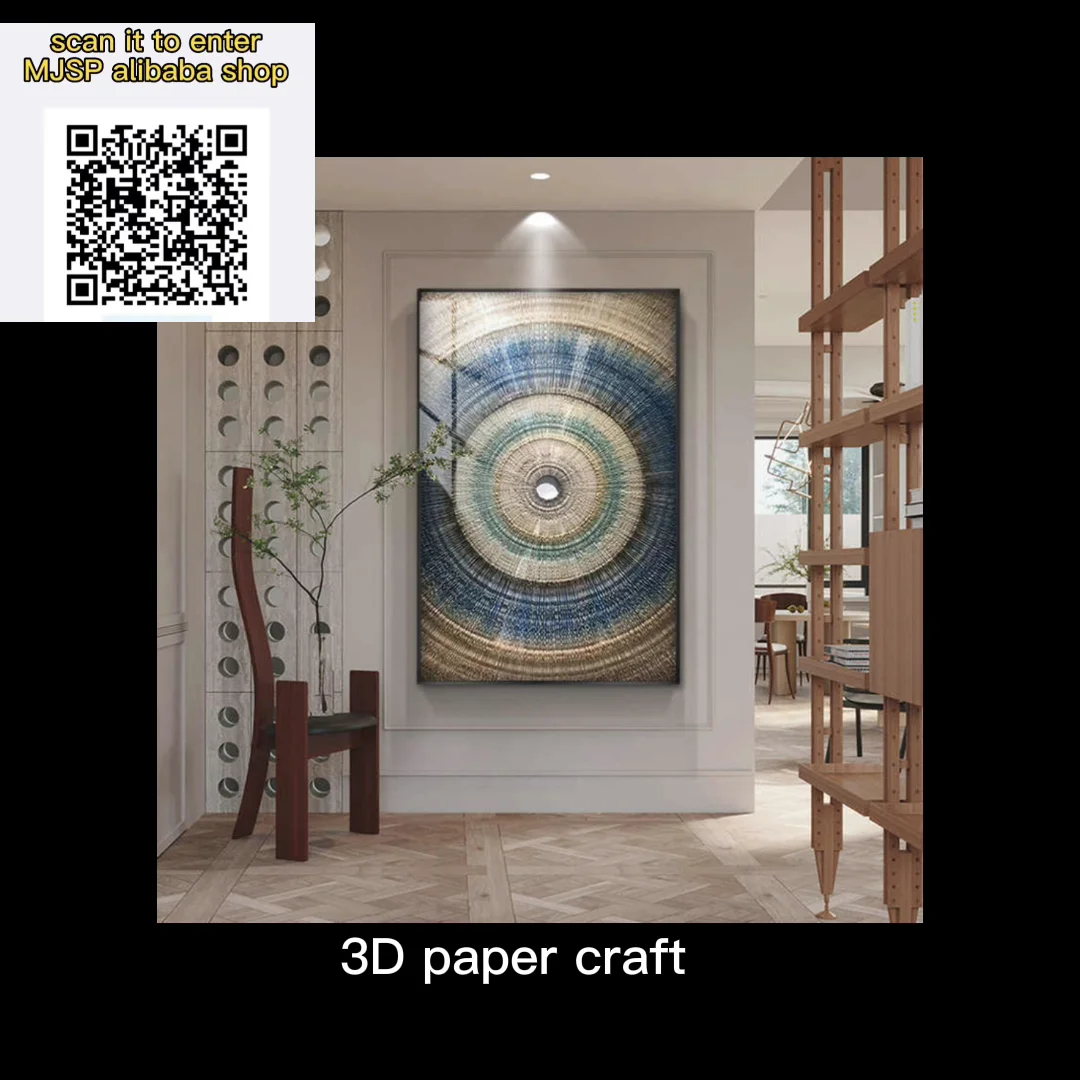 Wholesale Customized 3d Paper Crafts Morden Home Decor Abstract Art ...