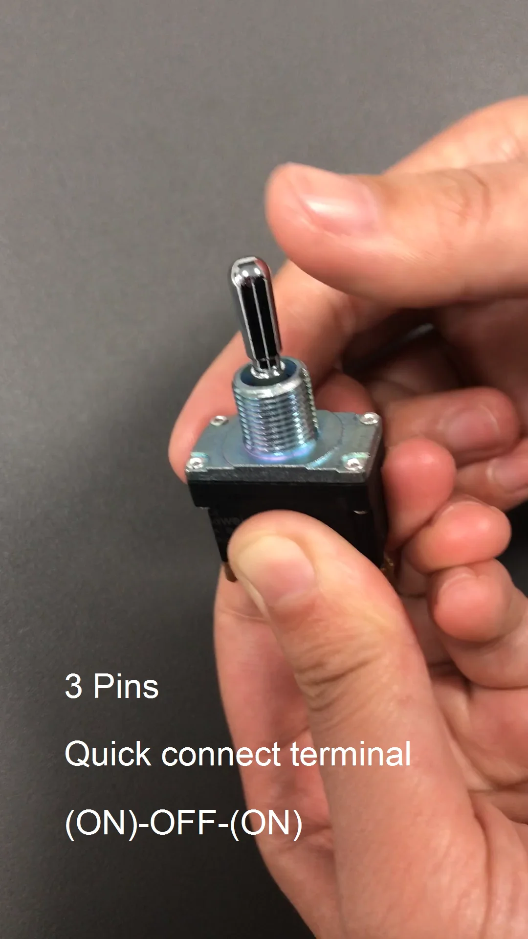 3 Pin 3a 250vac Toggle Switch On -off- On Spring Loaded Dpdt Spdt ...