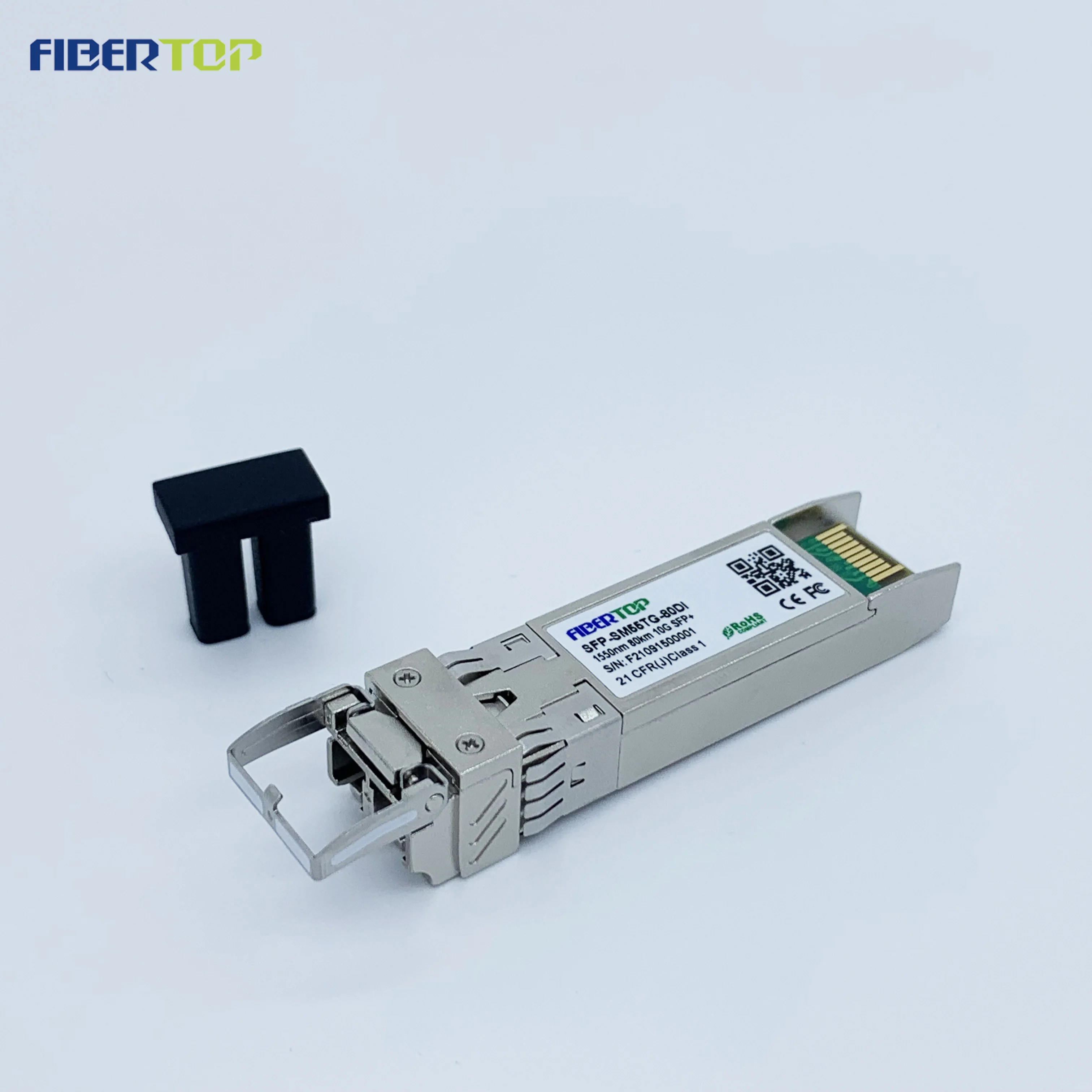 Fibertop 10g Sfp+ 1550nm 80km Double Lc 2 Port Optical Transcivers ...