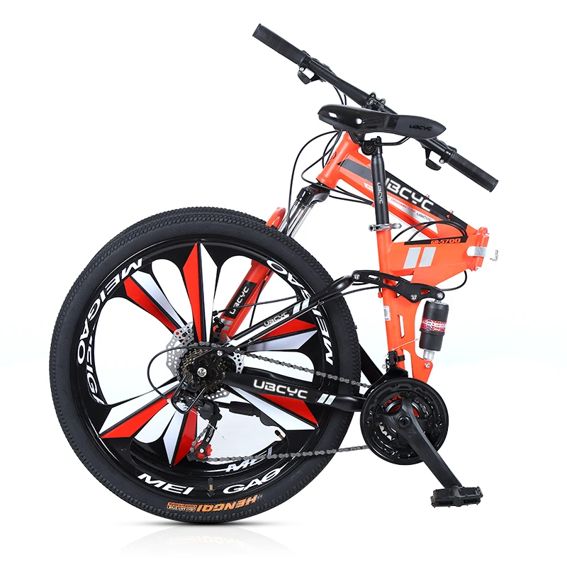 Wholesale 21speed Folding Bicycles - High-Carbon Steel MTB
