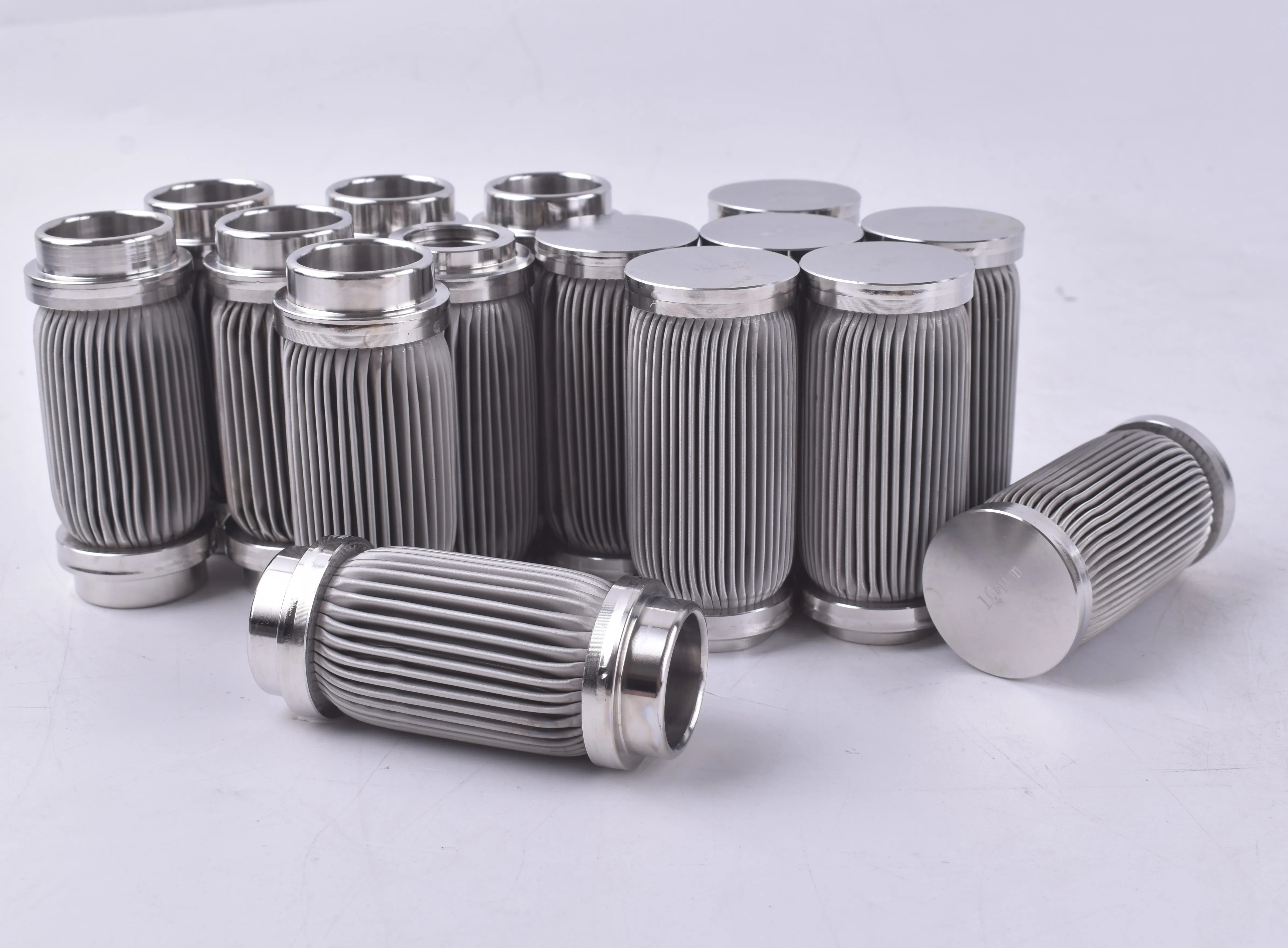 Stainless Steel Perforated Fiber Sintered Mesh Melt Filter Hydraulic ...