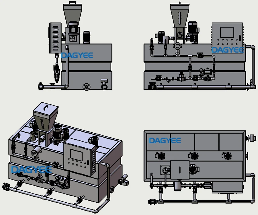 Polymer Dosing System - Efficient Flocculation Tank Unit