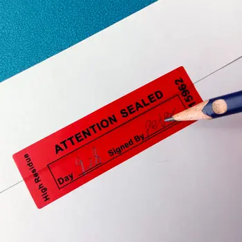 Custom Logo Warranty Anti-fake Label Printing Security Seal Reminder ...