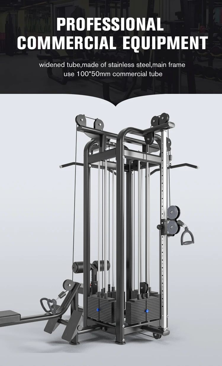 Multi Function Station Gym - 4 Station Bodybuilding Equipment
