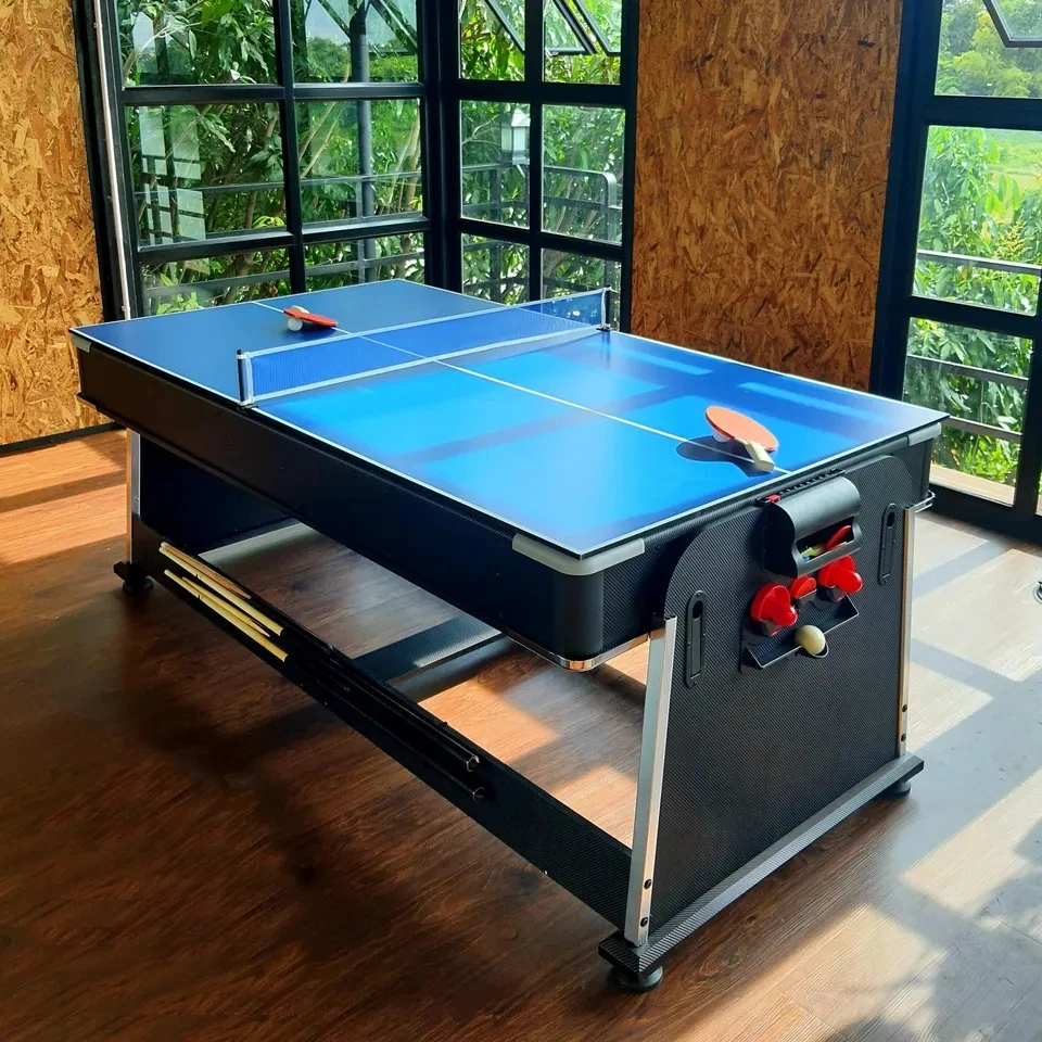 7ft Multifunction Pool Table - Dinning Top & Game Combo