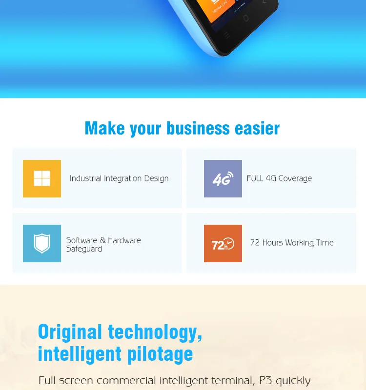 Smart Pos Android Handheld Eft Pos Wiseasy P3 Touch Pos Terminal - Buy ...