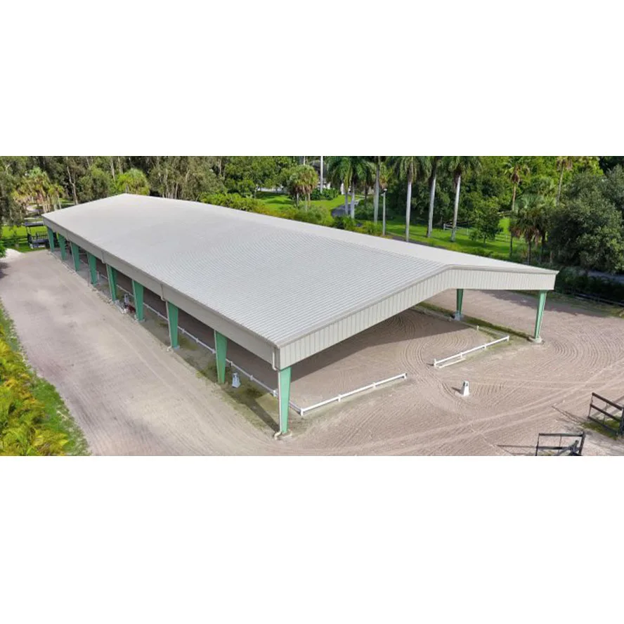 Prefab American Steel Structure Horse Barn Buildings Prefabricated ...