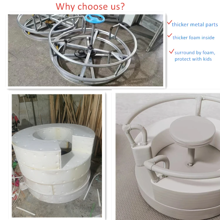 Soft Play Carousel - Safe, Fun, and Durable Merry Go Round