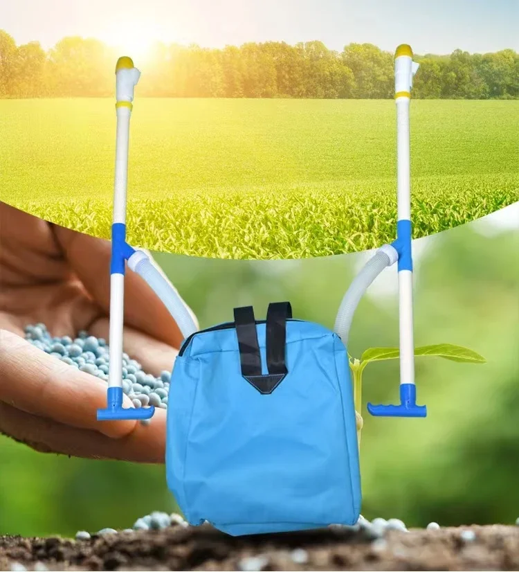 Handheld Broadcast Hand Seed Fertilizer Spreader - High Productivity