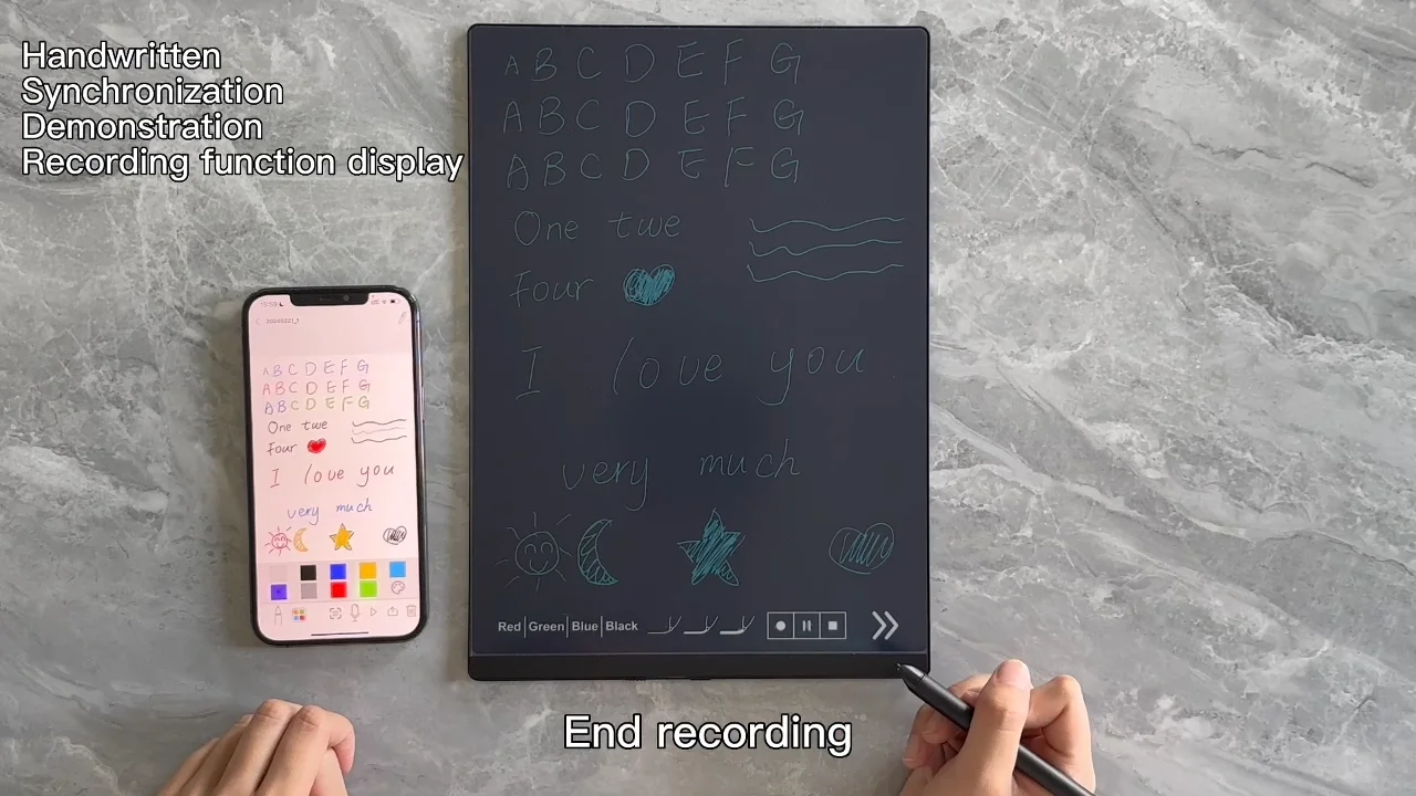 Lcd Drawing Board A4 Lcd Writing Tablet 14 Inch Business Pad Writing ...