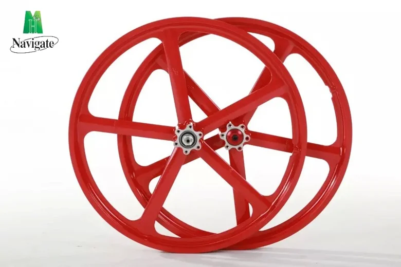 20" Folding Bike Wheel Set - Durable Magnesium Alloy