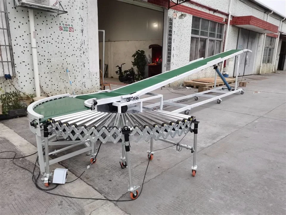 2 Transport Gravity Truck Loading Conveyor/curve Conveyor/elevator Lifting Incline Belt Conveyor ...