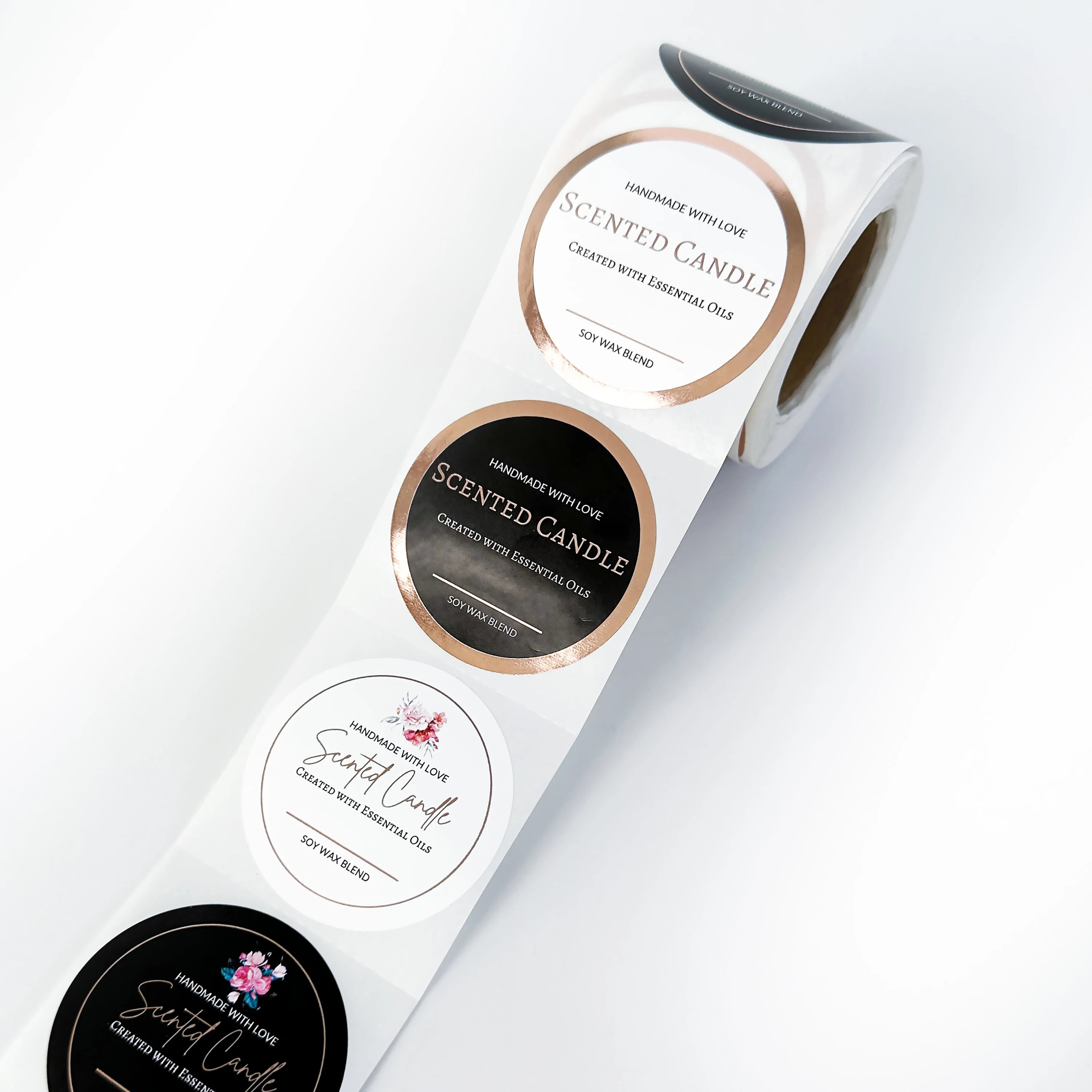 Custom Logo Label Sticker Print - Waterproof & Adhesive